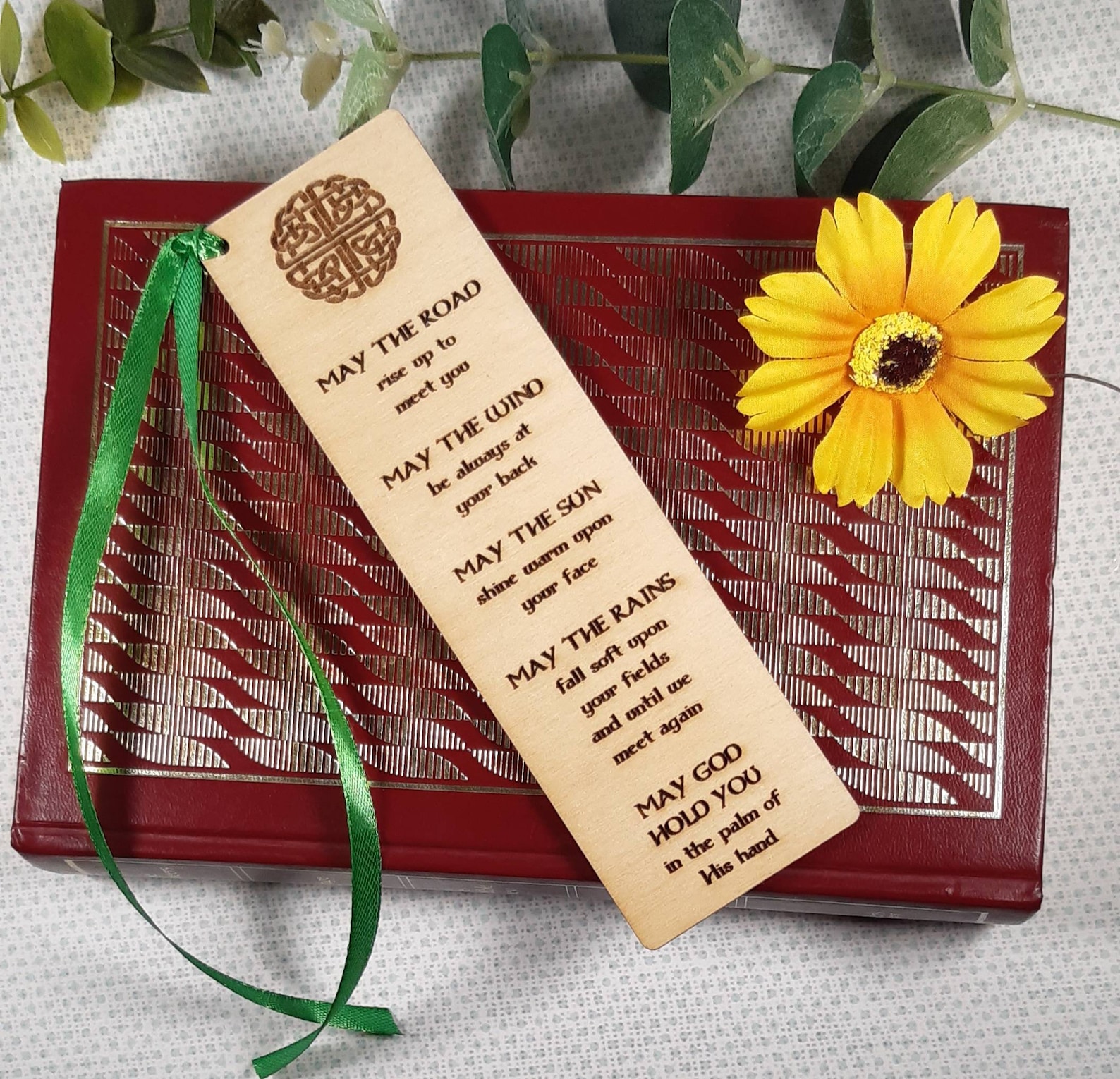 IRISH BLESSING Wooden Bookmark Wedding Gift Prayer Quote - Etsy UK