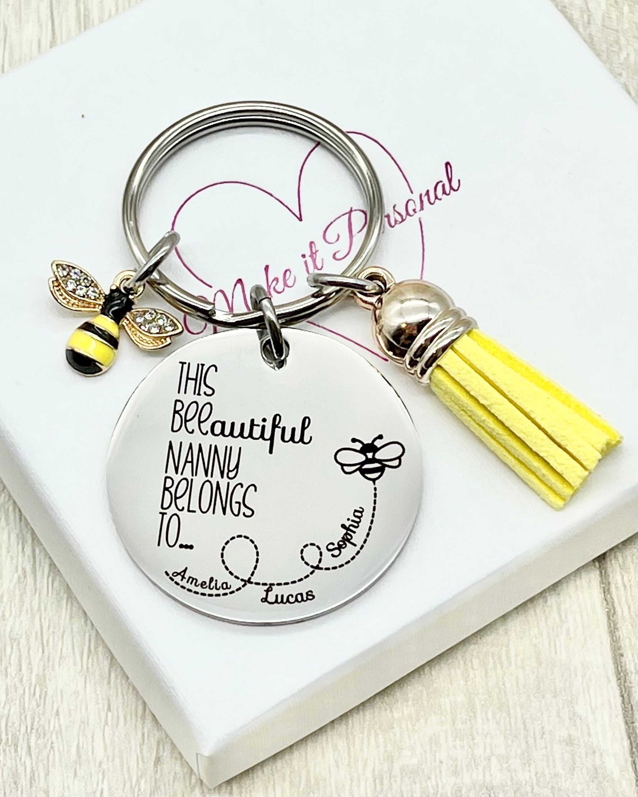 Bee-autiful Nanny Gift for Grandma Nana Gift Mothers Day - Etsy UK