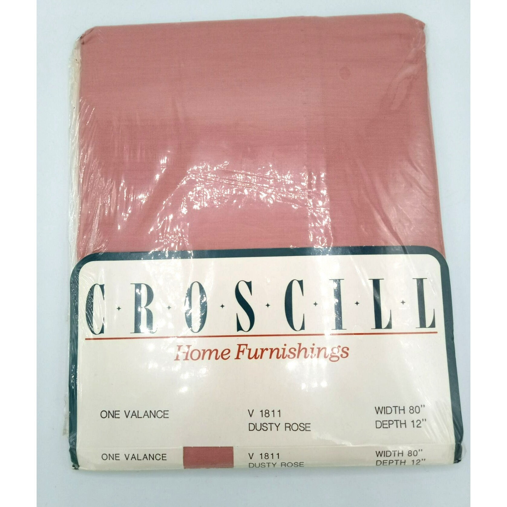 Croscill Home Furnishings Dusty Rose Vintage Single Pink Valance ...