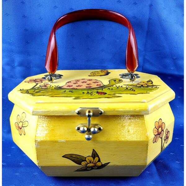 Vintage Box Purse - Etsy