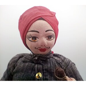 Doll Musical Instrument 9.5 Vintage Dolki Tuntuna India Christa Seva ...