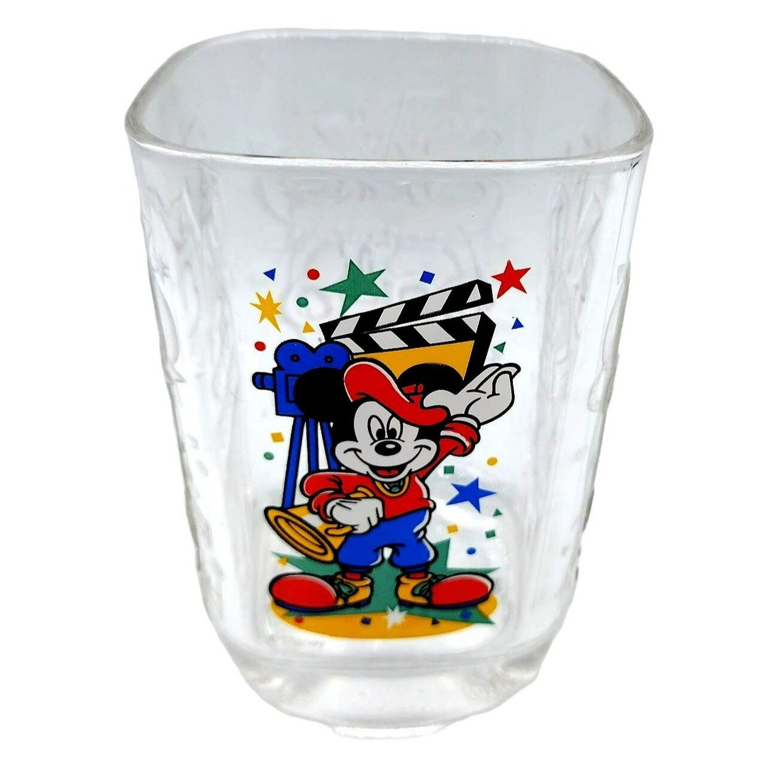 Disney Studios Glass Hollywood Mickey Mouse 2000 Celebration - Etsy