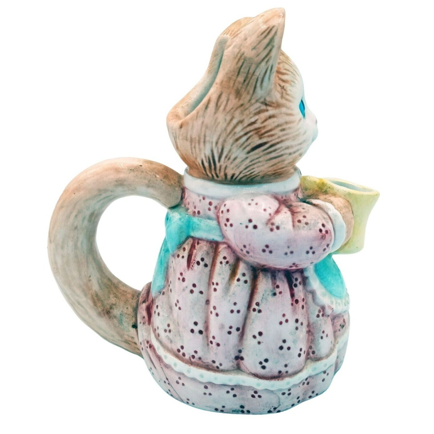 Avon Ceramic Cat Creamer Pitcher Hand Painted 5 Inch Collectible Decor ...