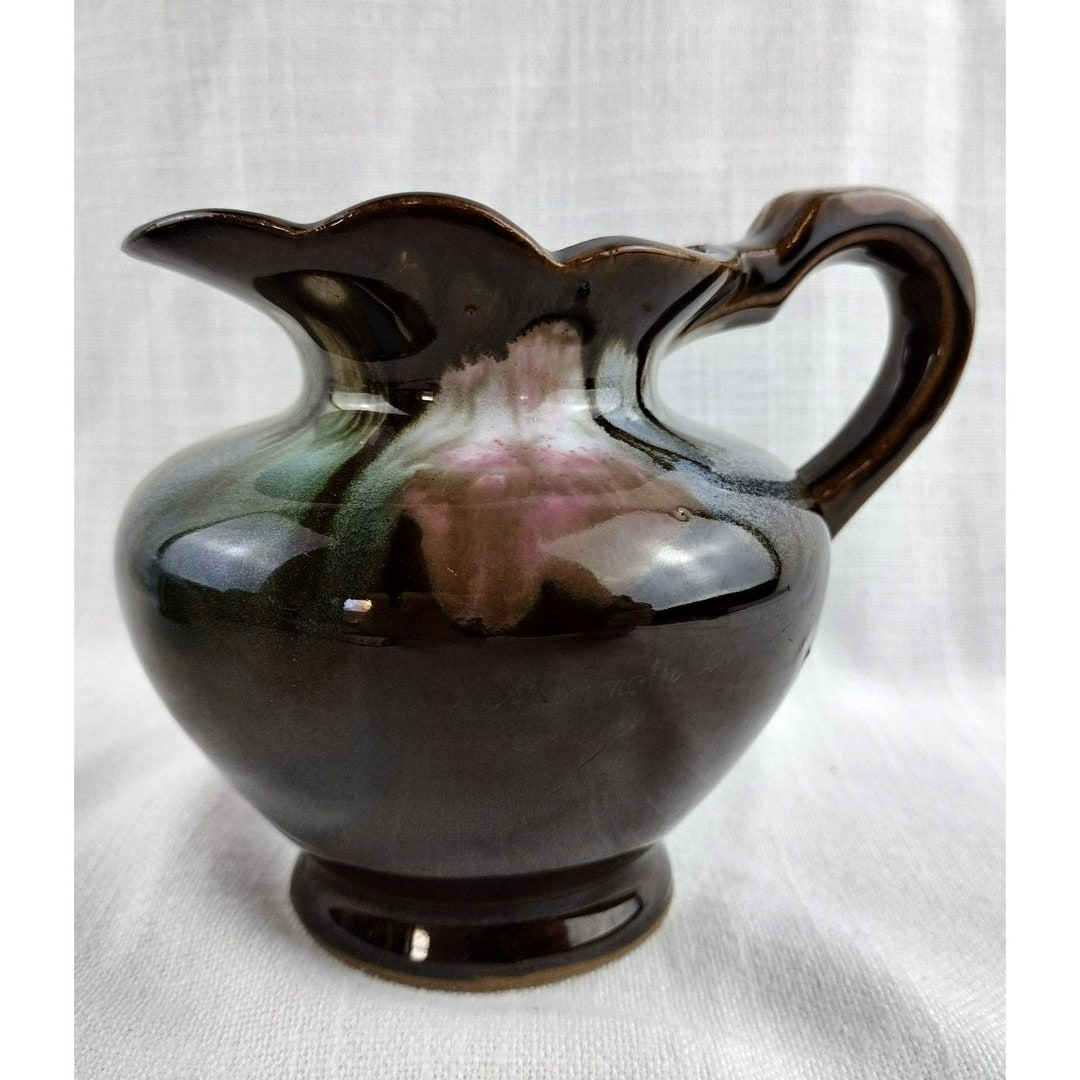 Vintage Tilso Japan Drip Glaze Small Pitcher Syrup Creamer Jug - Etsy
