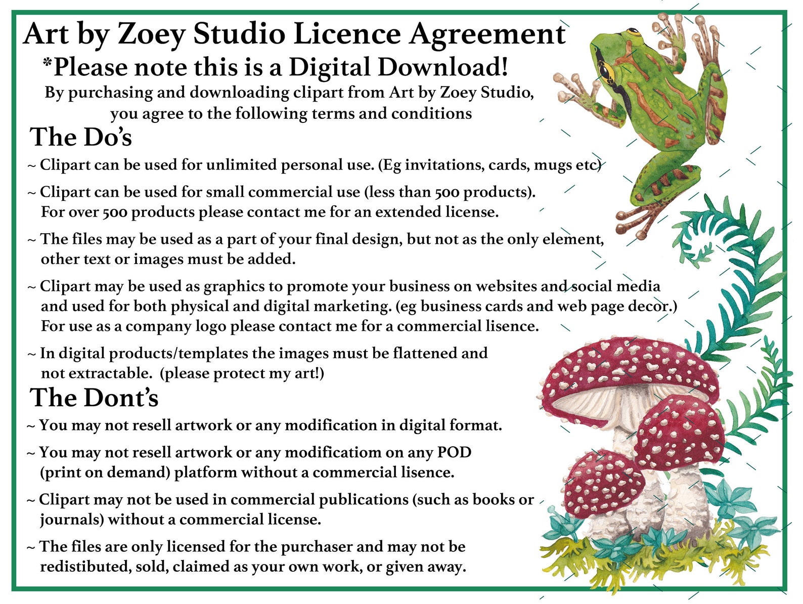 Tree Frogs Clipart - for Frog Lovers - Hand Drawn and Inked - SVG - PNG ...