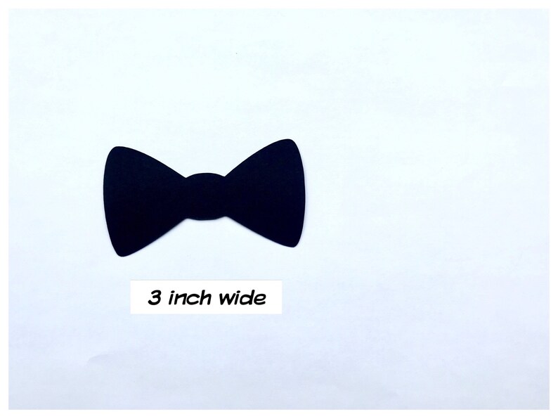 15 Large 3 Inch Bow Tie Die Cuts Bow Tie Cut Outs - Etsy
