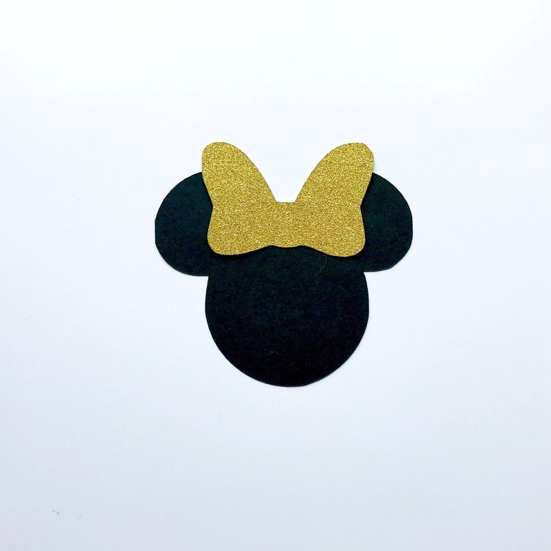 15 3inch Minnie Mouse Die Cuts Minnie Head Cut Outs Minnie - Etsy