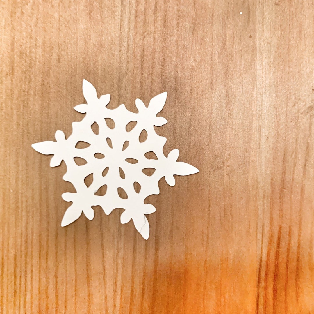 15 Large 3 Inch or 4 Inch Snowflake Die Cuts - Snowflake Cut Outs - Etsy