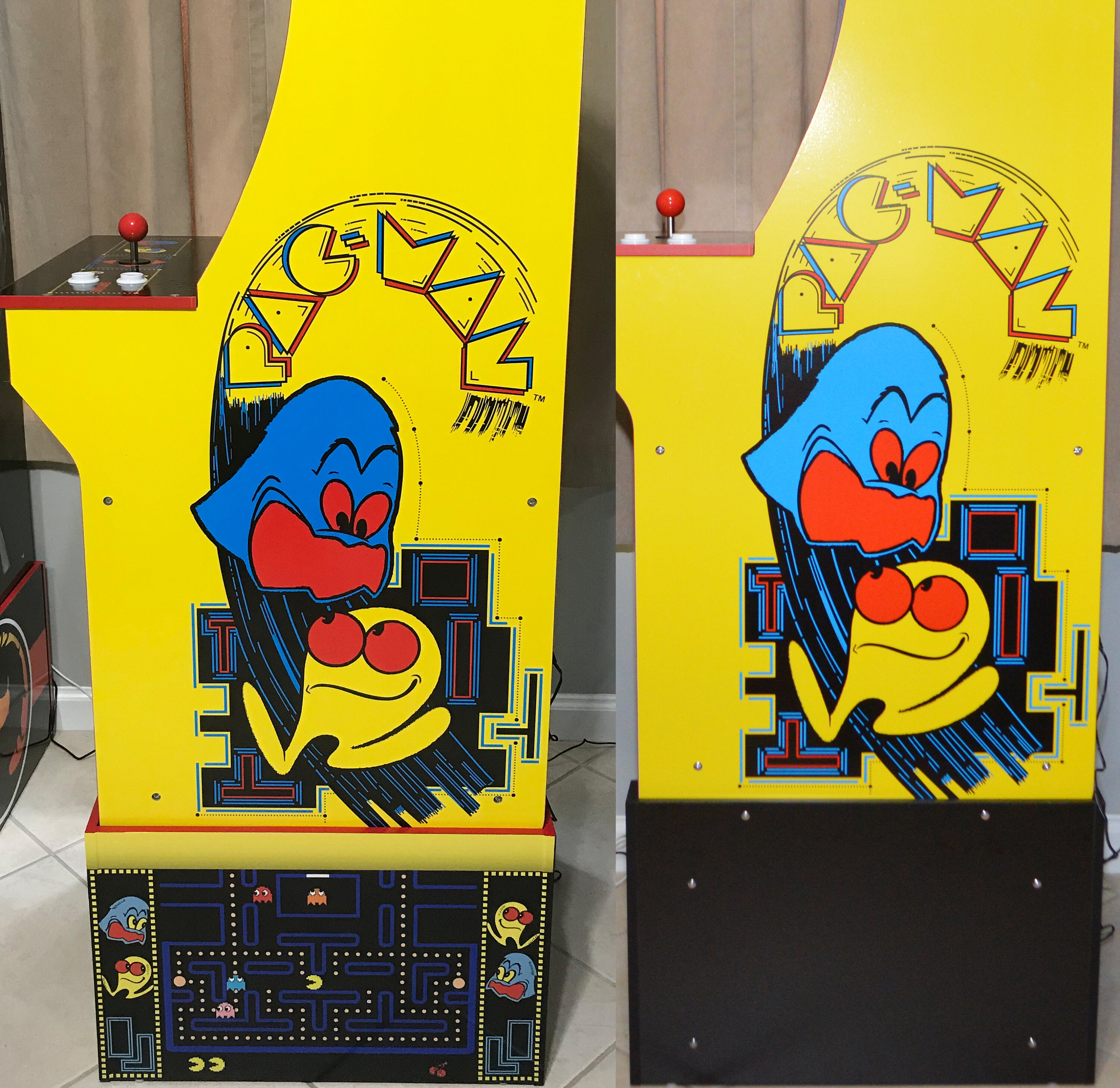 Arcade1up Cabinet Riser Graphics Pac-Man Pacman Graphic | Etsy