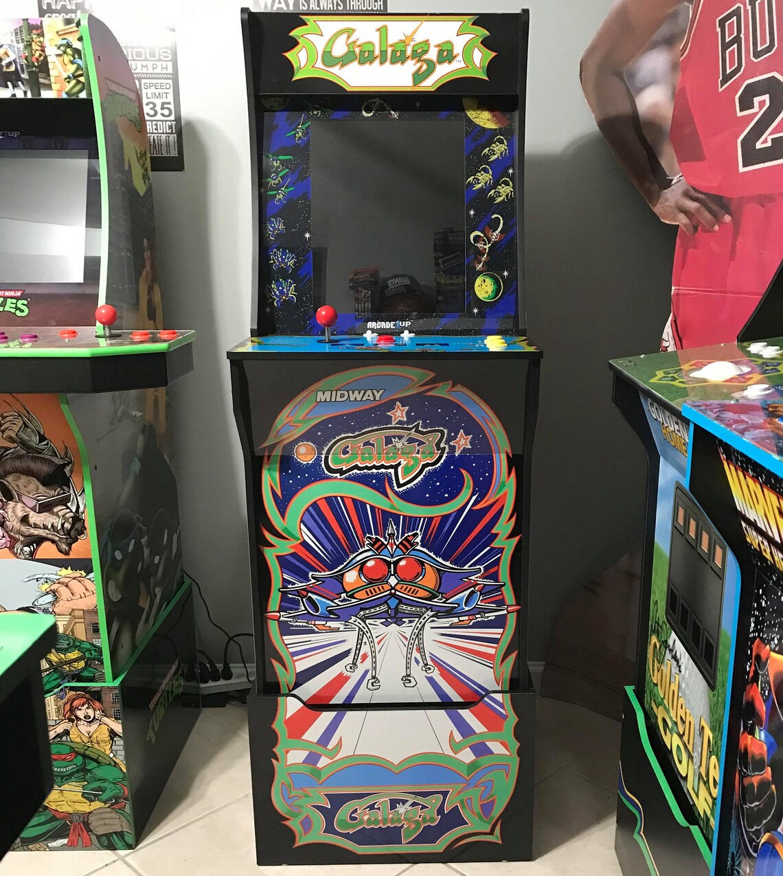 Arcade1up Cabinet Riser Graphics Galaga Galaxian Graphic | Etsy