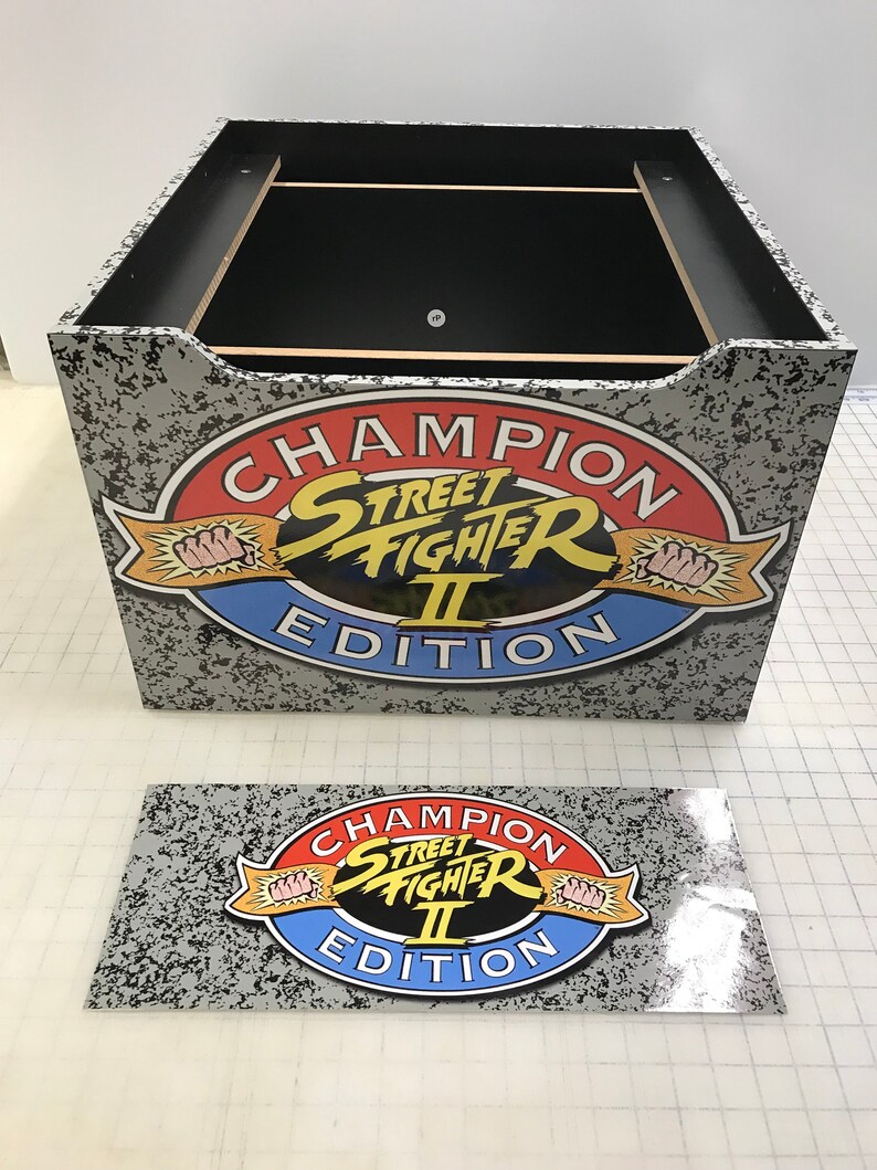 Arcade1up Cabinet Riser Graphics Street Fighter 2 II - Etsy