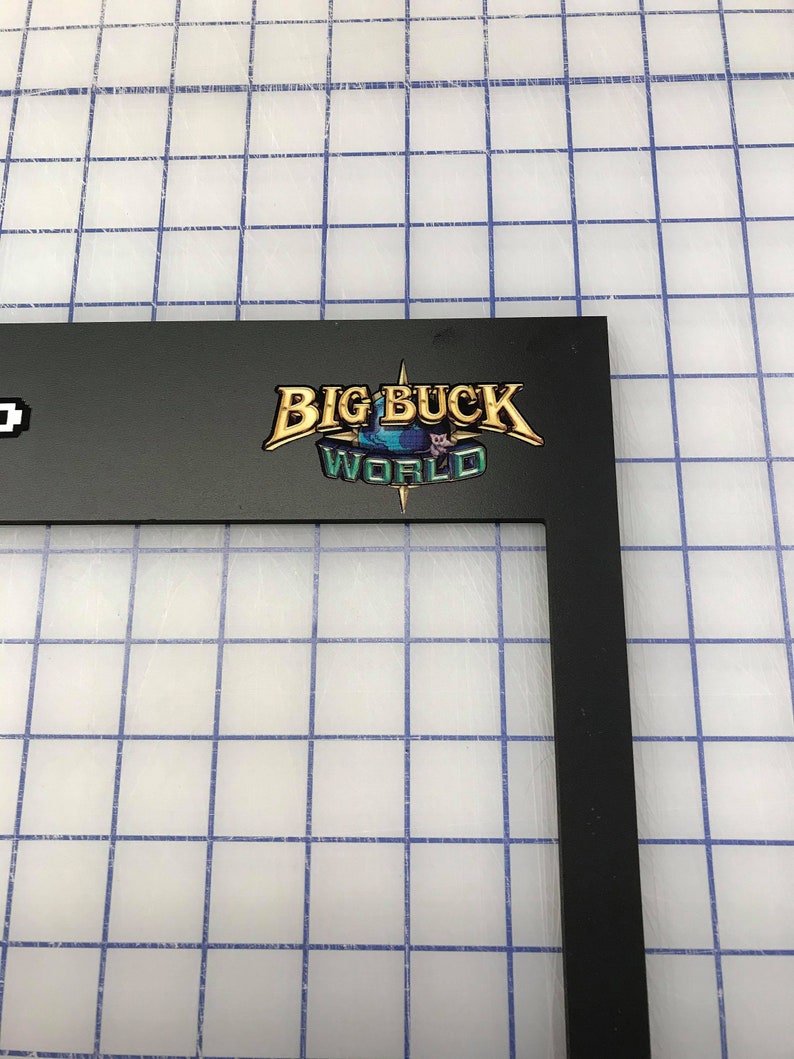 Arcade1up Bezel Graphics Big Buck Hunter Pro World Graphic - Etsy