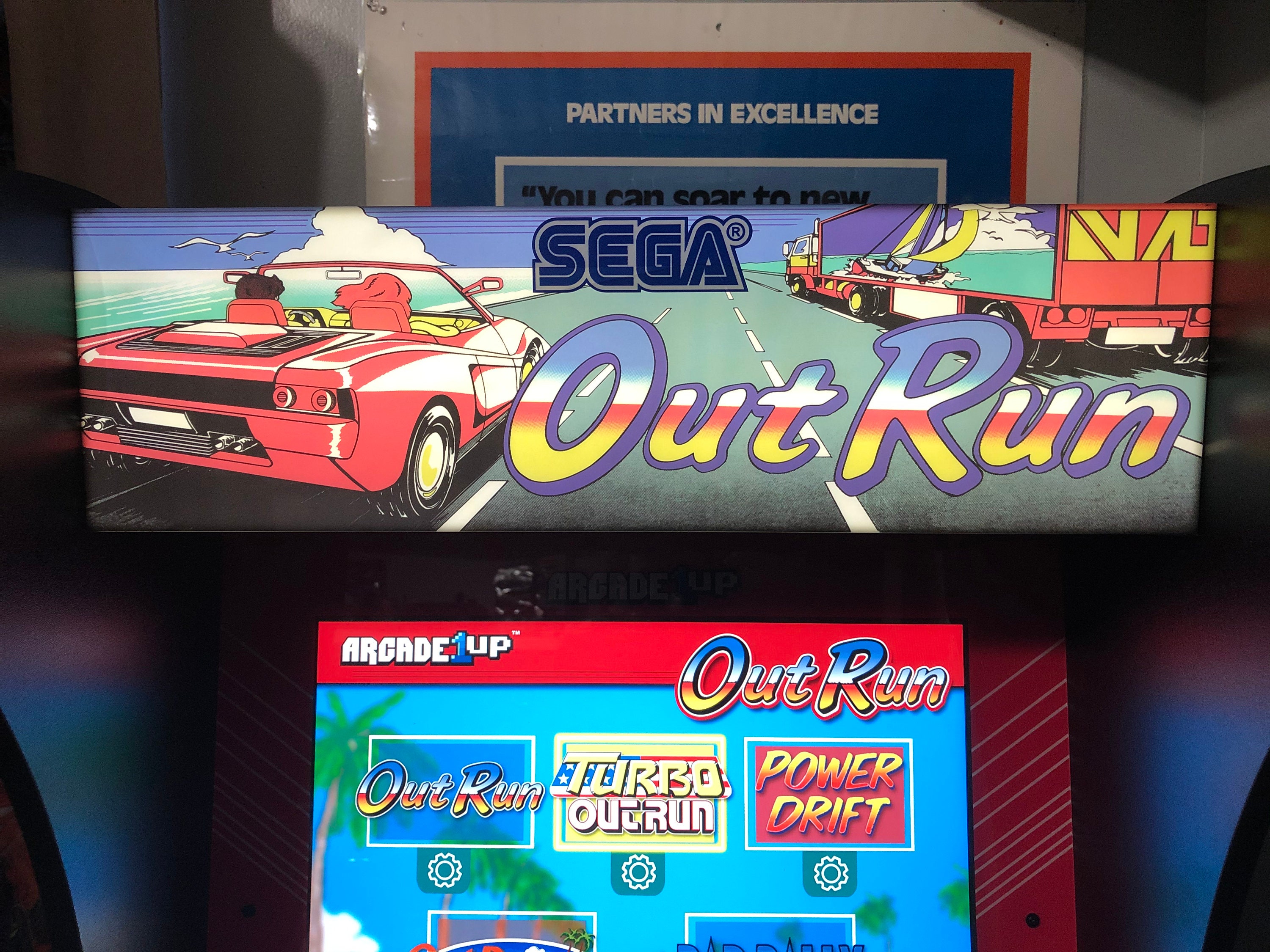 Arcade1up Cabinet Graphics Outrun Out Run Steering Wheel - Etsy UK