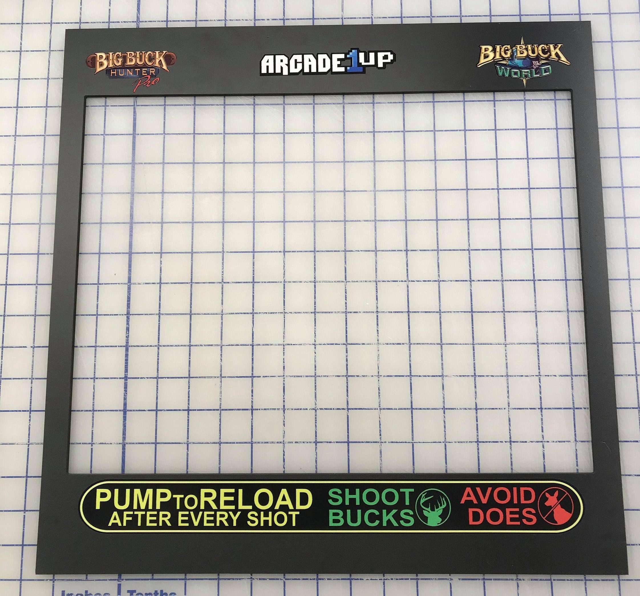 Arcade1up Bezel Graphics Big Buck Hunter Pro World Graphic - Etsy