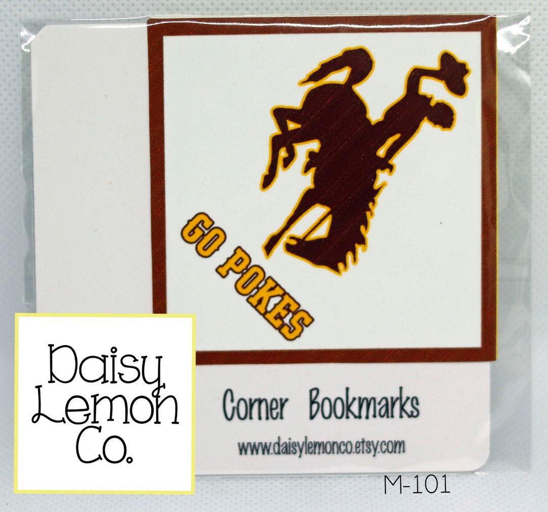 UW Steamboat, Corner Bookmarks, Unique, Booklover Gift, Brown, Gold, Go ...