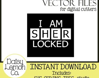 Sherlock Svg - Etsy