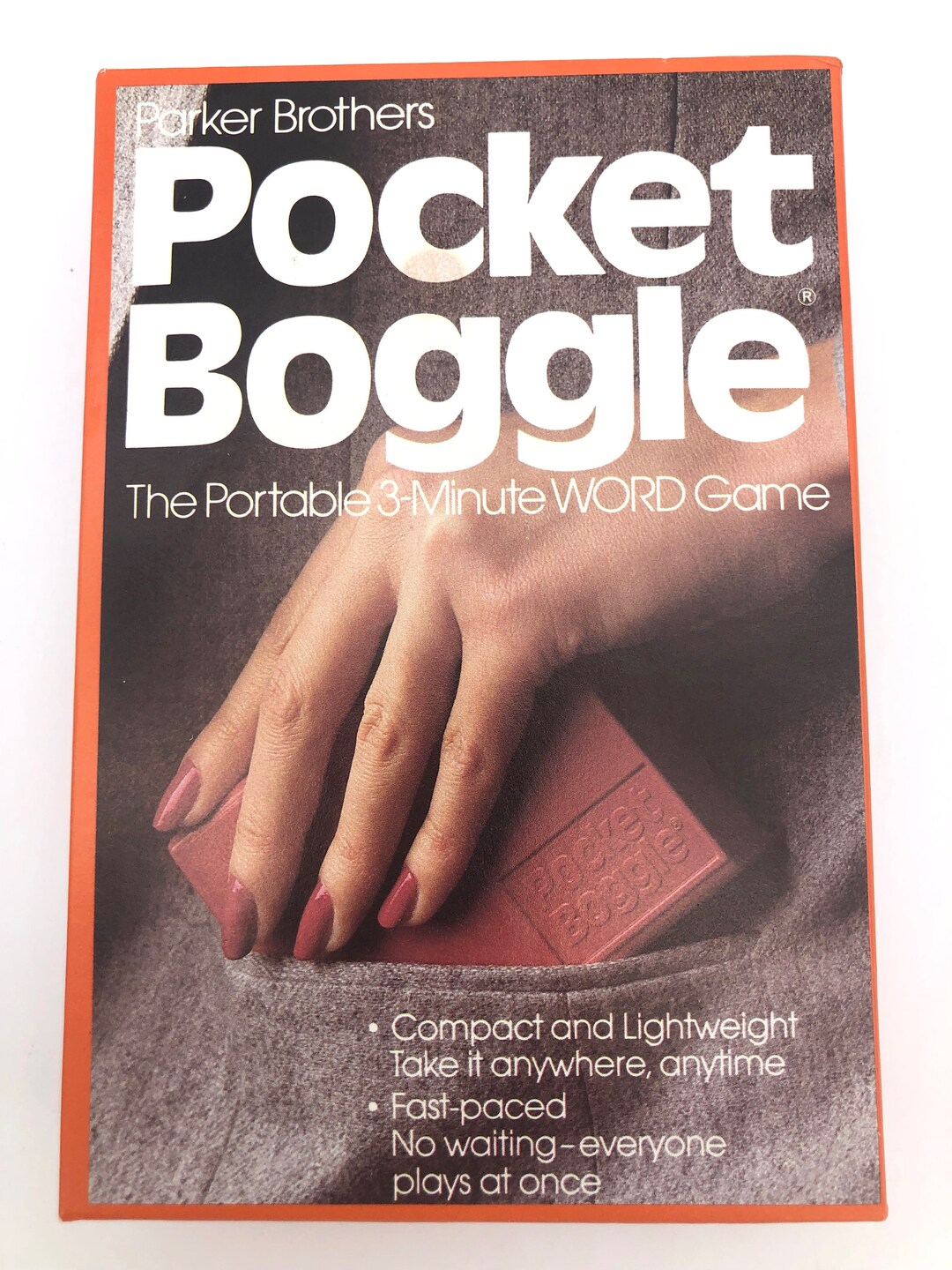 Vintage Boggle Word Spelling Game - Travel Game Pocket Size - Complete ...