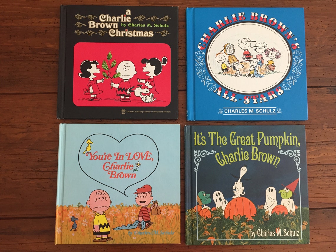 Charlie Brown Book Set Vintage Peanuts Vintage Childrens | Etsy