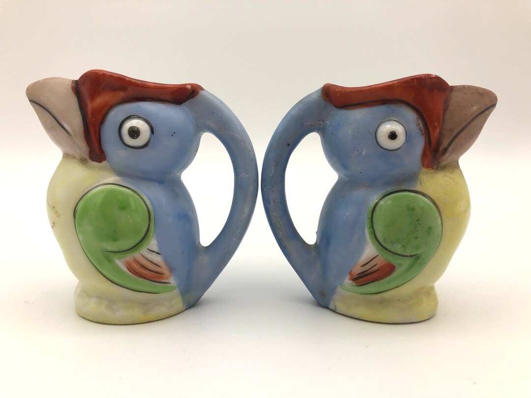 Ceramic Bird Creamer/pitcher -toucan - Mid Century Japan Small Vase ...