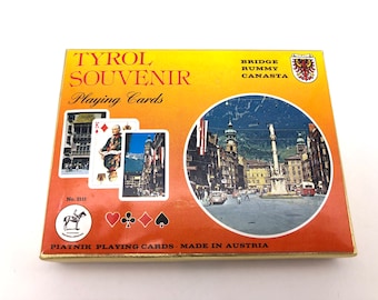 Vintage Rococo Piatnik Playing Cards, Made in Austria Baroque Double ...