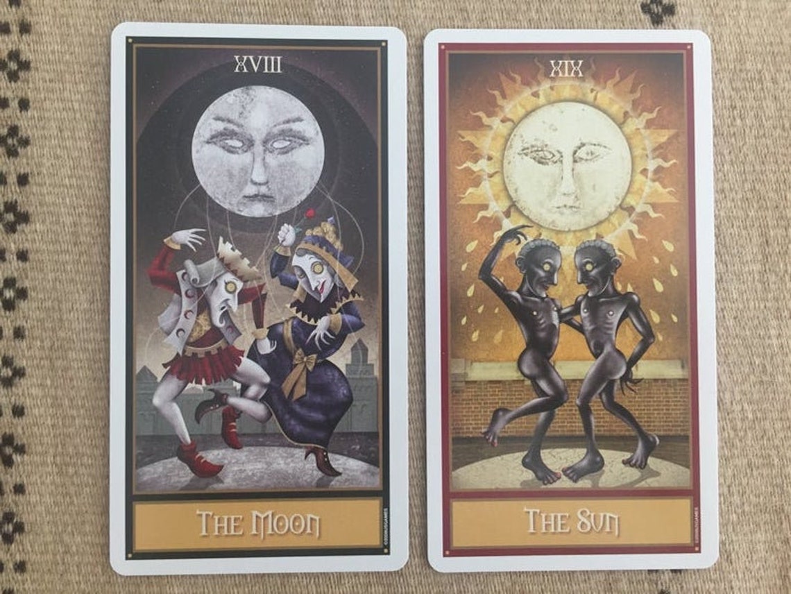 DEVIANT MOON Tarot Cards Tarot Deck Tarot Tarot Pack - Etsy