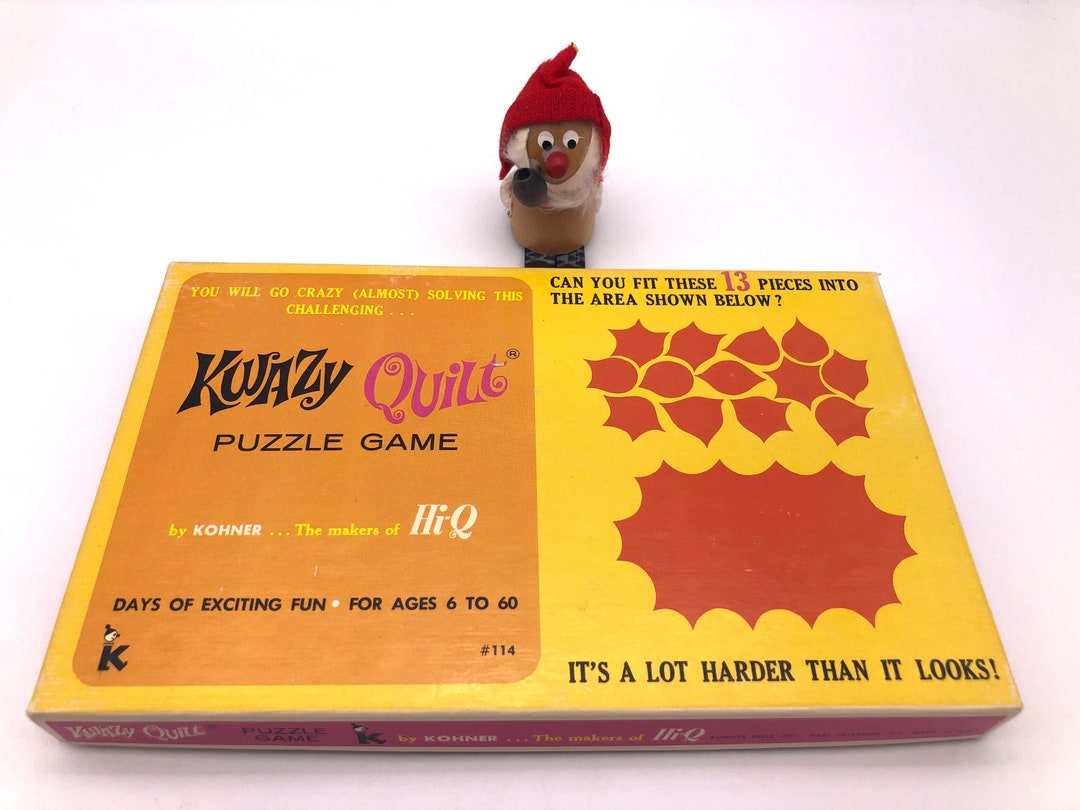 Kwazy Quilt - Vintage Puzzle Game - Jigsaw Puzzle - Problem Solving and ...