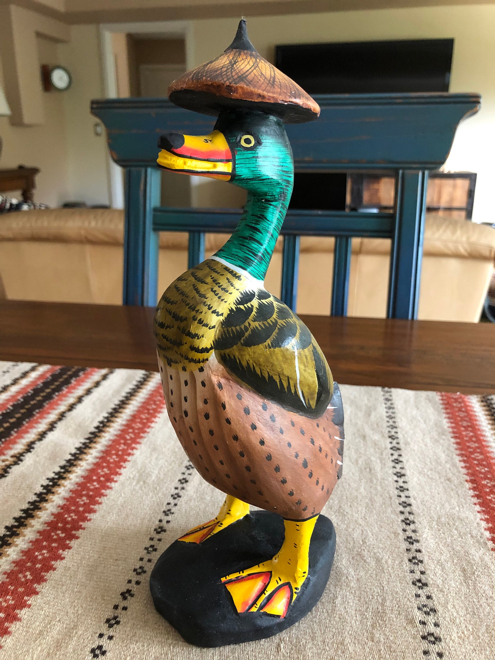 Wooden Duck Figurines Whimsical Thai Bird Art Vintage Folk - Etsy Ireland