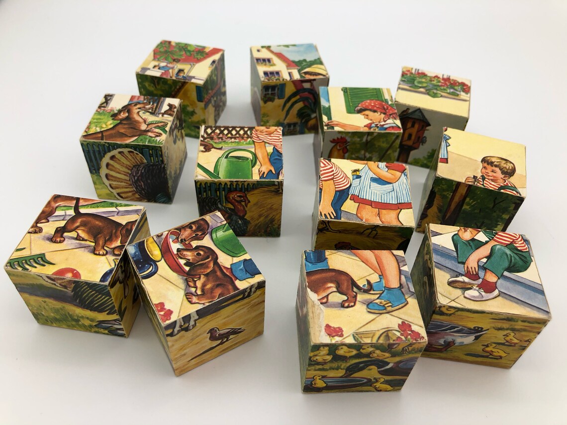 German Block Puzzle Hermann Eichhorn Made in West Germany | Etsy