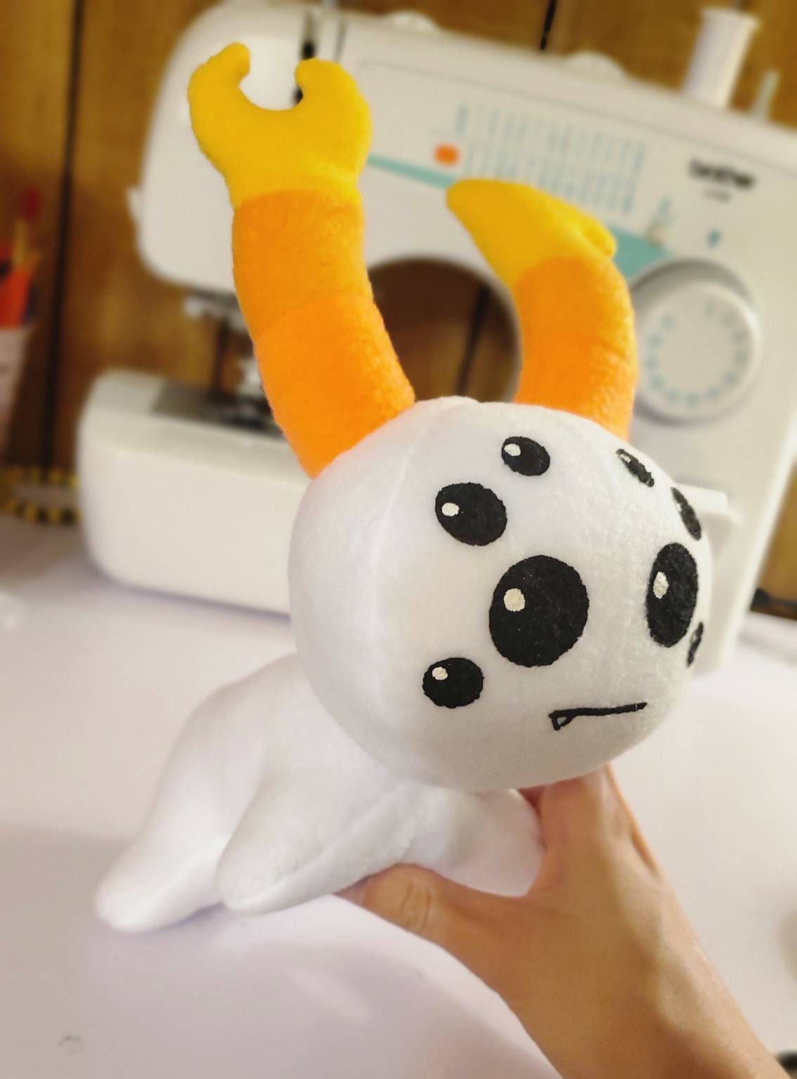 TBH White Yippee Creature Plush - Etsy UK