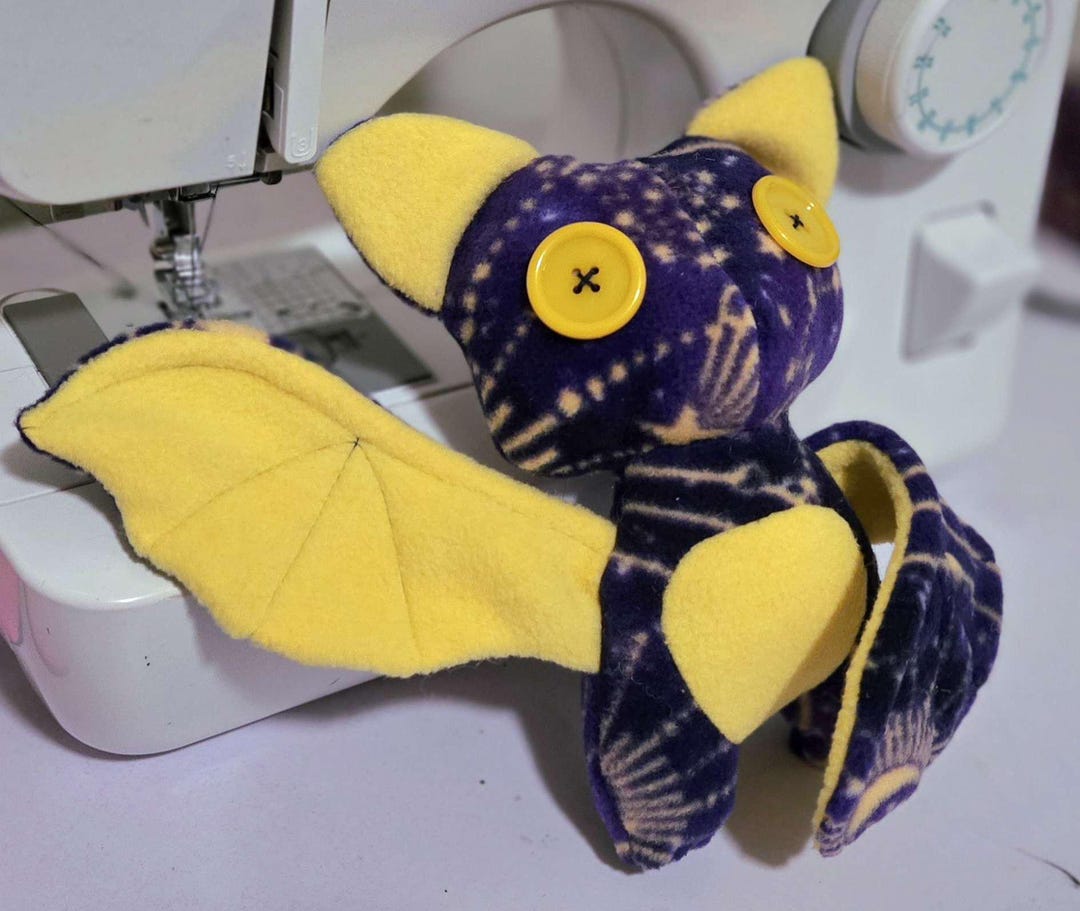 Space Bat Plushie - Stuffed Animal Plush Toy [premade] - Etsy