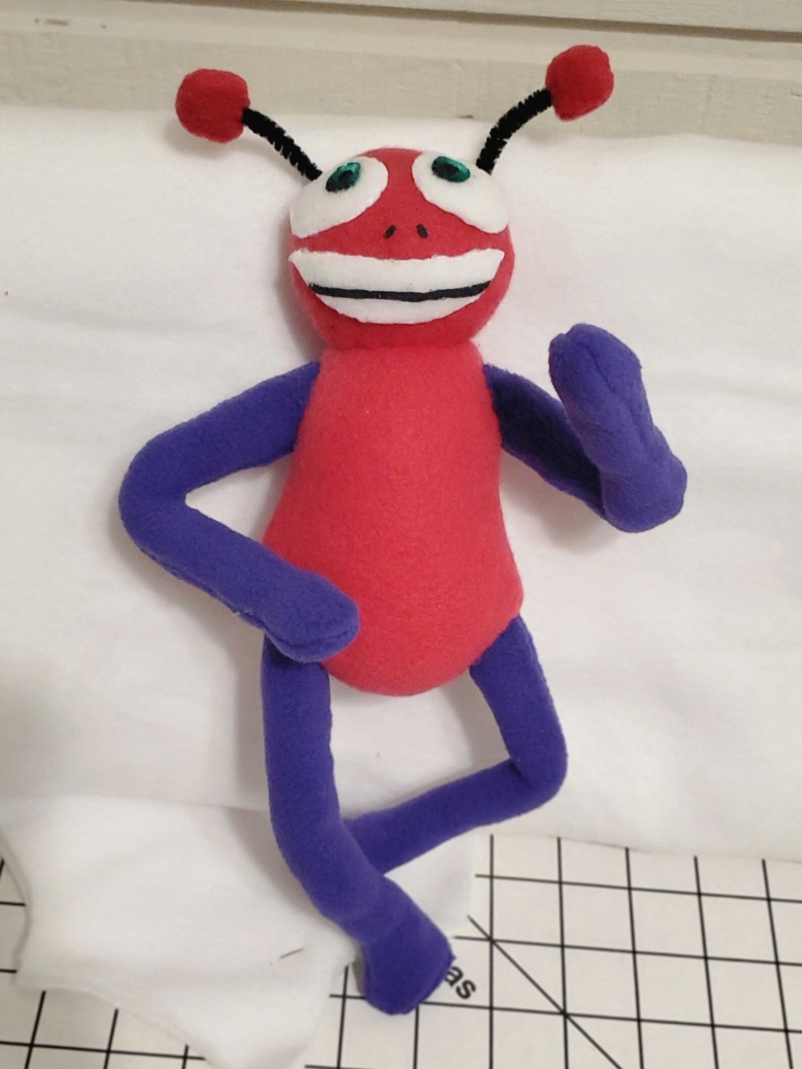 Bugbo Posable Plush Toy bugbo Youtube Flash Series Plushie - Etsy