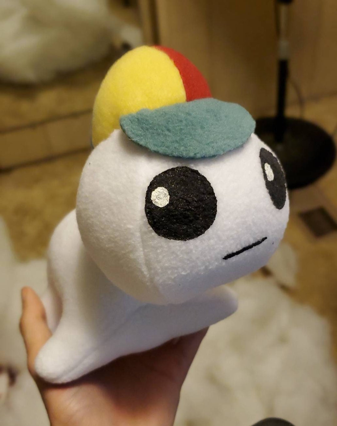 TBH White Yippee Creature Plush standard 8 Inch Size - Etsy
