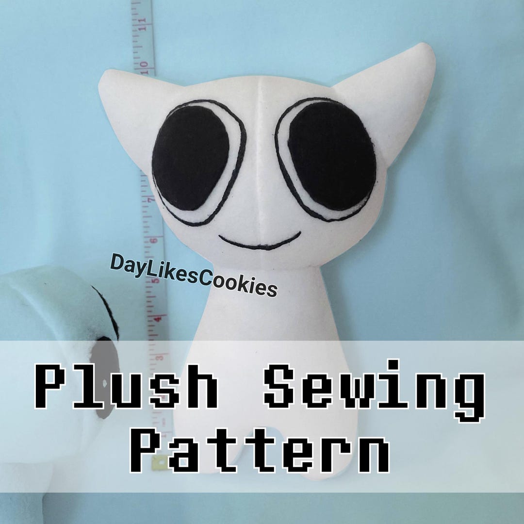 BTW Creature Plush PDF Sewing Pattern [ADHD Cat] - Etsy