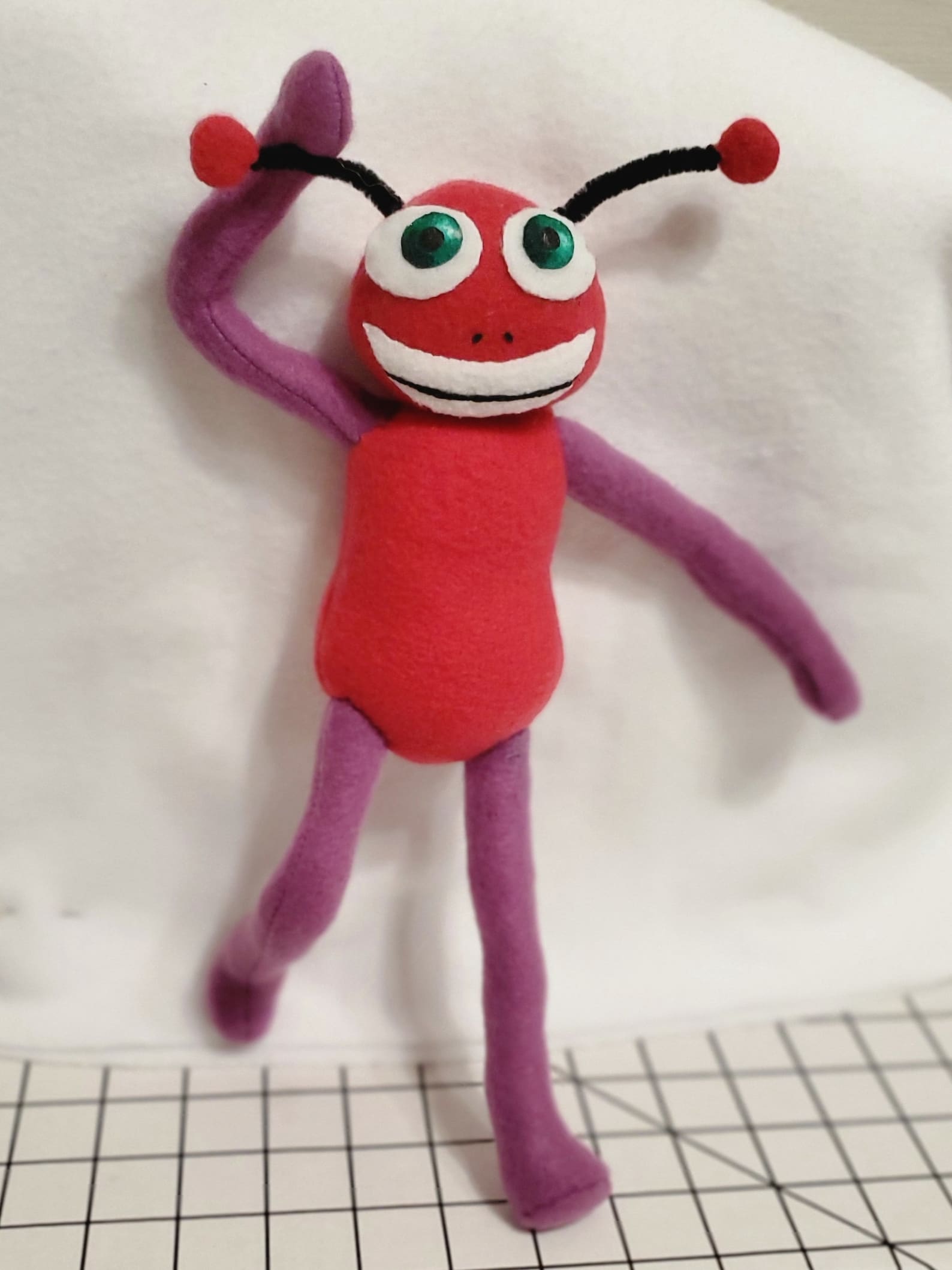 Bugbo Posable Plush Toy bugbo Youtube Flash Series Plushie - Etsy