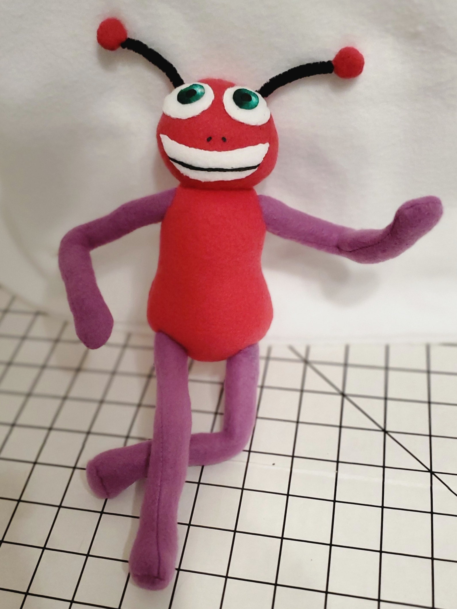 Bugbo Posable Plush Toy bugbo Youtube Flash Series Plushie - Etsy