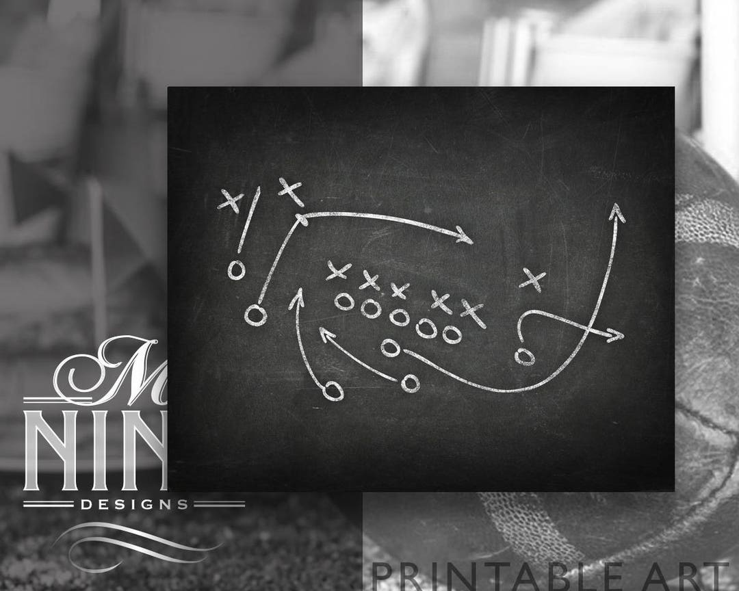 Chalk Football Playbook Printable | Chalk Football Downloads ...