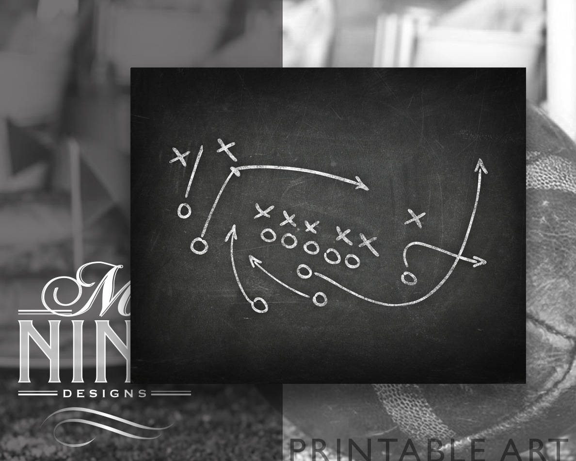 Chalk Football Playbook Printable | Chalk Football Downloads ...