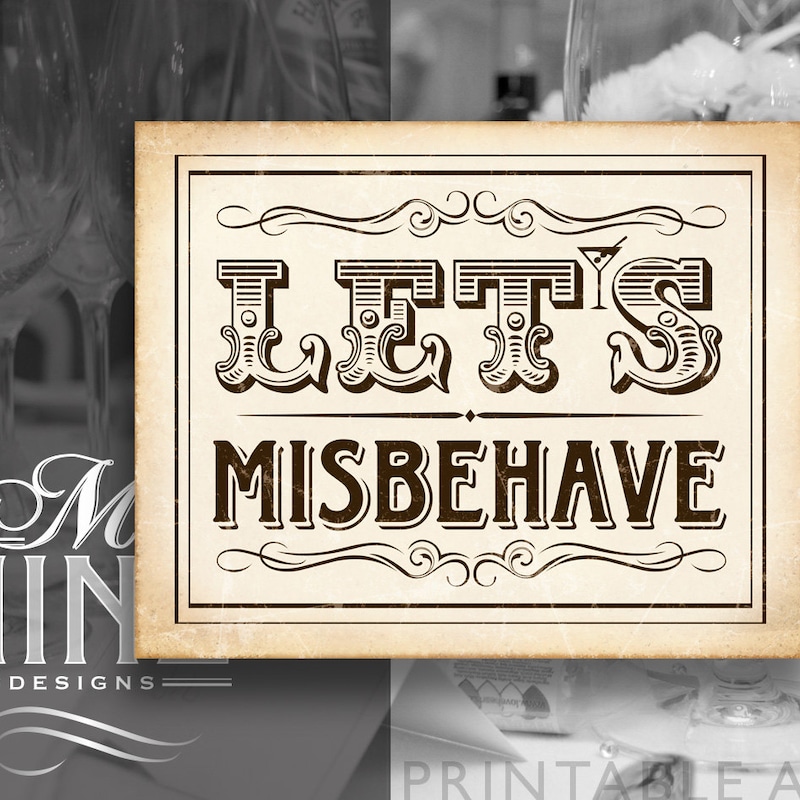 Misbehave - Etsy