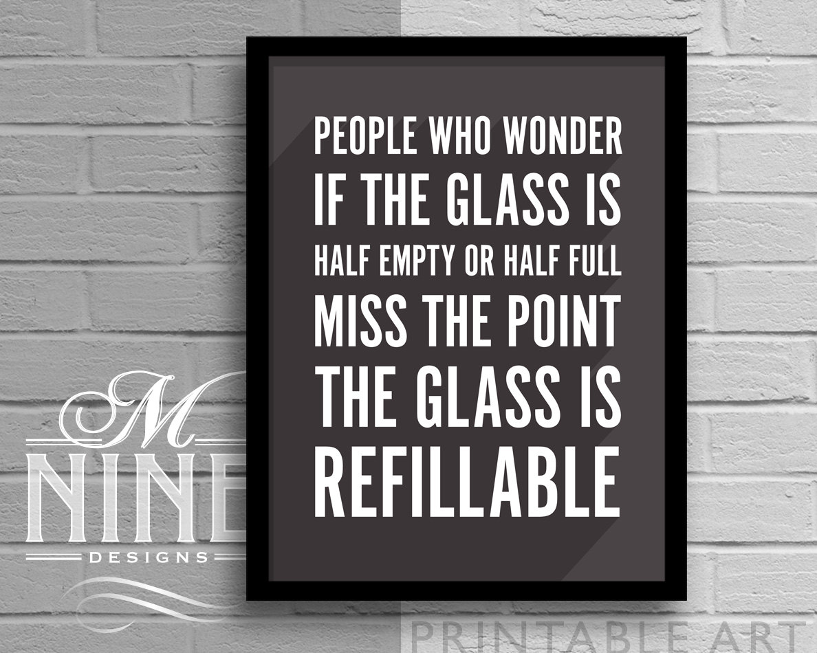 Half Full Glass Quotes