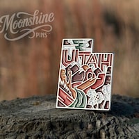Utah - Map Pin - 1.25" Button - Etsy
