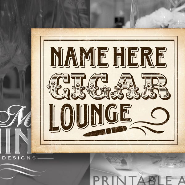 Cigar Bar Sign - Etsy
