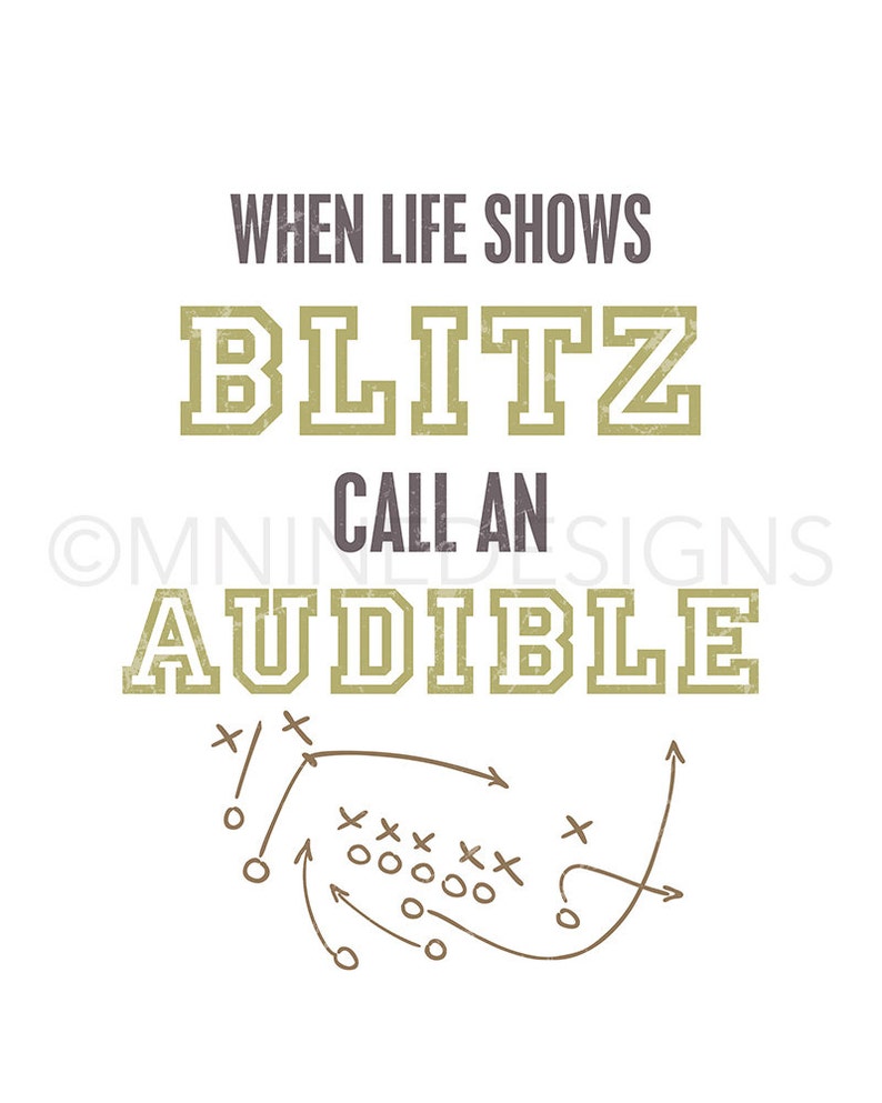 Printable Frame Art when Life Shows Blitz Call an | Etsy