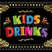 Fiesta Party Sign Printables KIDS DRINKS Sign Downloads Cinco De Mayo ...