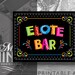 Fiesta Party Sign Printables | ELOTE BAR Sign Downloads | Mexican ...