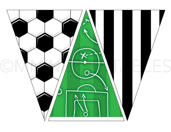 Plantilla De Banderín De Fútbol Diseño De Plantilla De Fútbol
