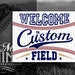 Custom Baseball Sign Decor Custom Baseball Field Sign - Etsy