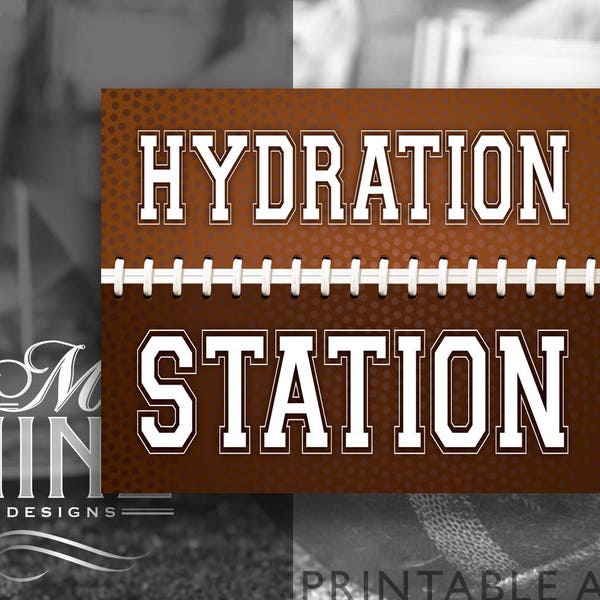 Hydration Station Sign - Etsy