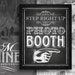 Chalkboard Sign Printables / Step Right up PHOTO BOOTH / Sign Downloads ...