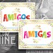 Fiesta Party Sign Printables AMIGOS AMIGAS Sign Downloads Digital ...