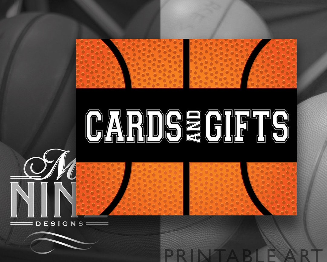 Basketball Party Sign Printables | CARDS AND GIFTS Sign | Digital ...